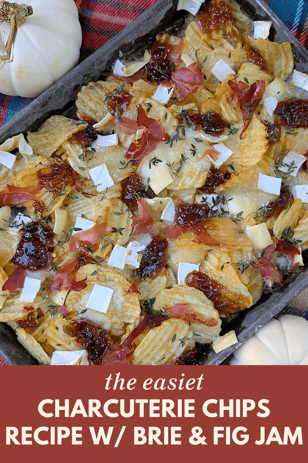 Potato Chip Charcuterie Board Nachos {Brie & Fig Jam} - Foods & Friends